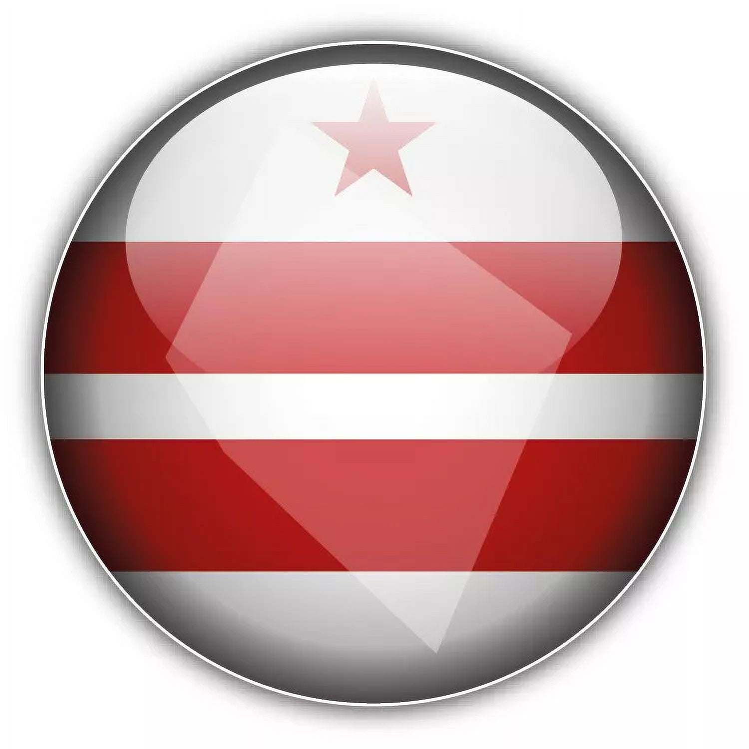 DOPASTICKER District Of Columbia Usa Glossy Seal Car Bumper Sticker ...