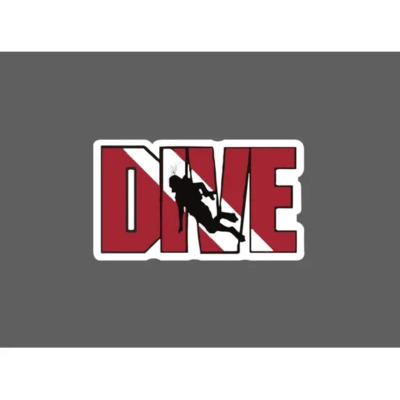 DOPASTICKER Dive Sticker Diver Scuba Ocean Cave Sticker Phone Sticker ...