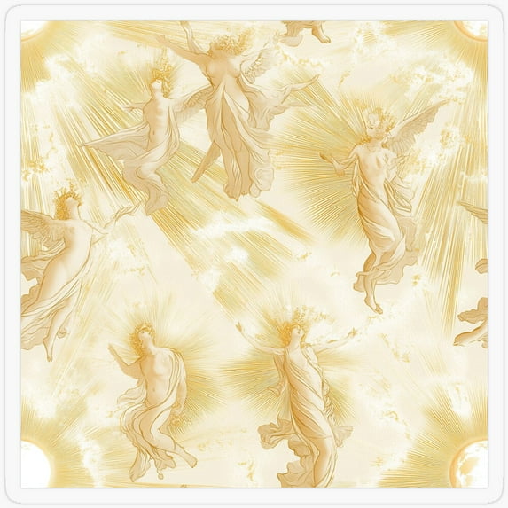 DOPASTICKER Divine And Luminous Radiance Sticker Phone Sticker, Latop ...