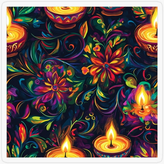 DOPASTICKER Diwali: Light And Spirituality Sticker Phone Decal Water ...