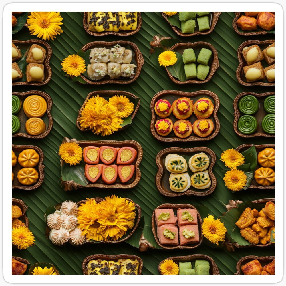 DOPASTICKER Diwali Sweets: Colorful Feast Sticker Phone Decal Water ...
