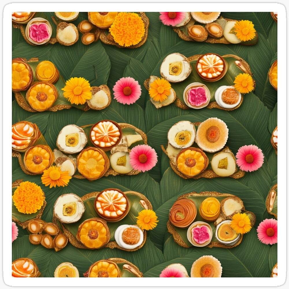 DOPASTICKER Diwali Sweets: Colorful Feast Sticker Phone Decal Water ...