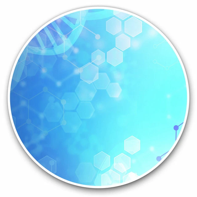 DOPASTICKER Dna Molecule Biology Science Cool Gift Decorative Laptop ...