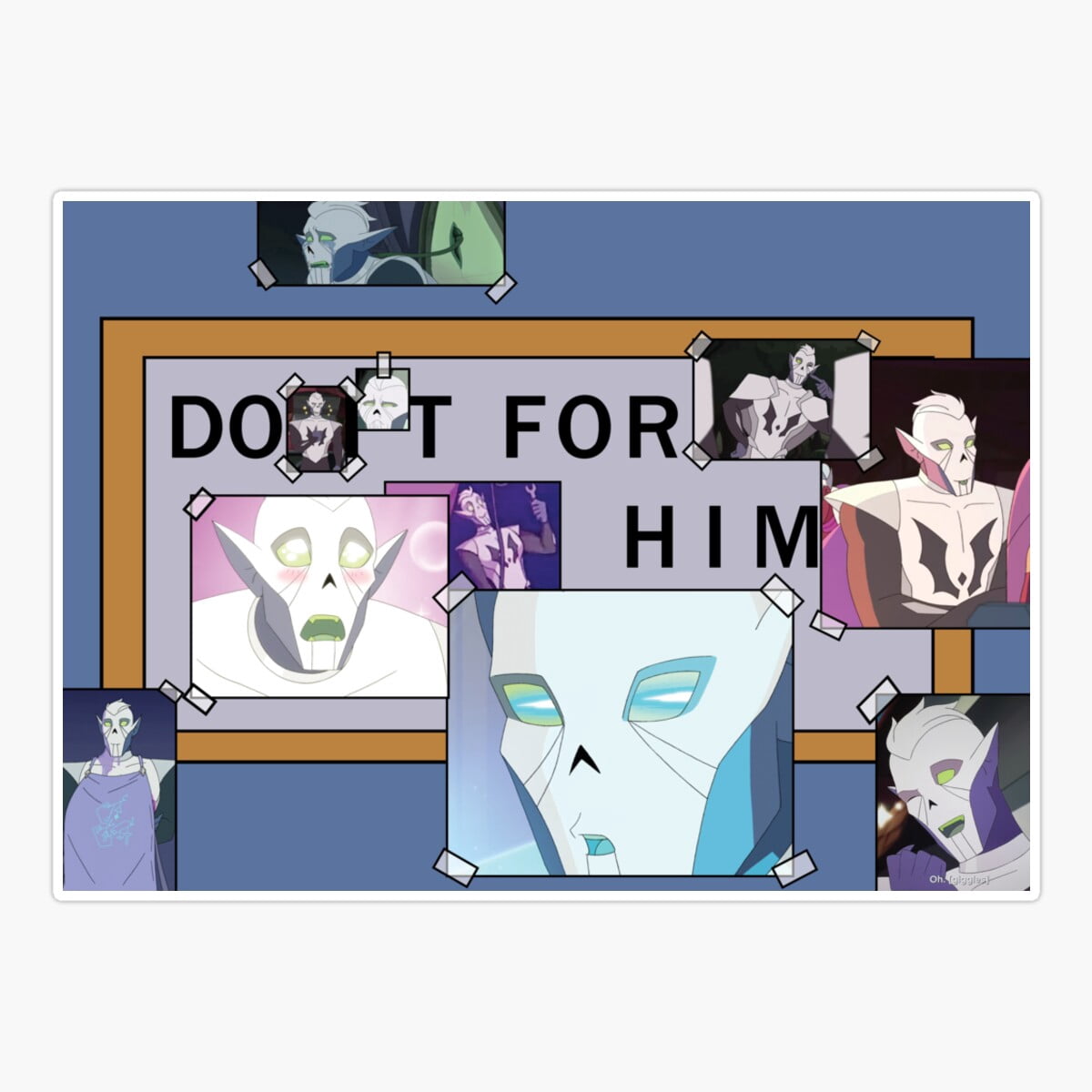 DOPASTICKER Do It Or Him (Wrong Hordak) Sticker, Phone Sticker Car ...