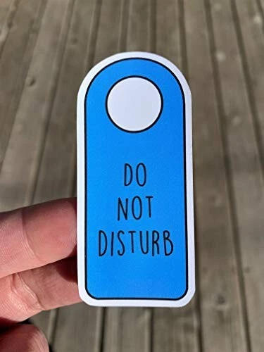 DOPASTICKER Do Not Disturb Sticker Phone Decal Water Bottle Stickers ...