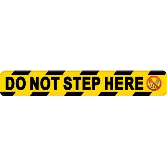 DOPASTICKER Do Not Step Here Sticker Phone Sticker, Latop Sticker ...