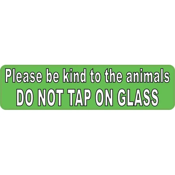 DOPASTICKER Do Not Tap On Glass Sticker Phone Sticker, Latop Sticker ...