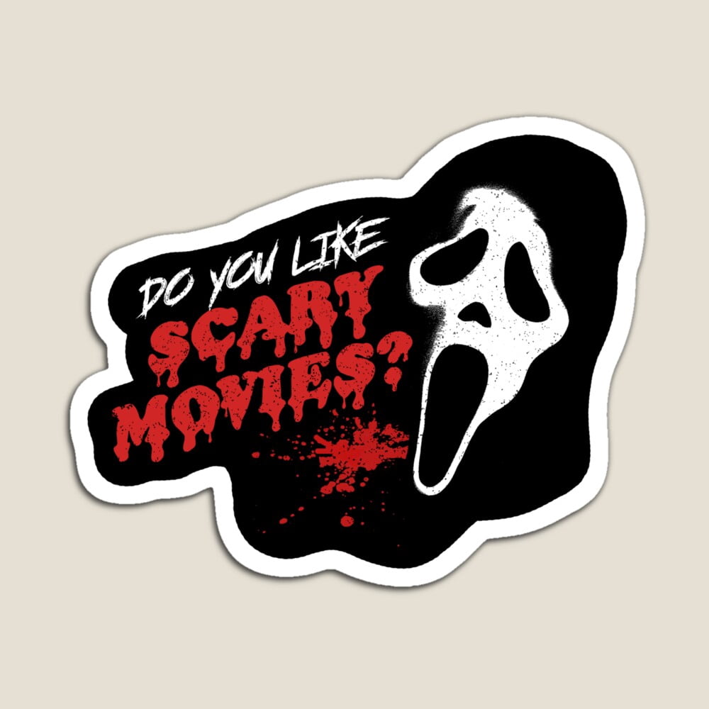 DOPASTICKER Do You Like Scary Movies? Sticker Decorative Laptop, Phone ...