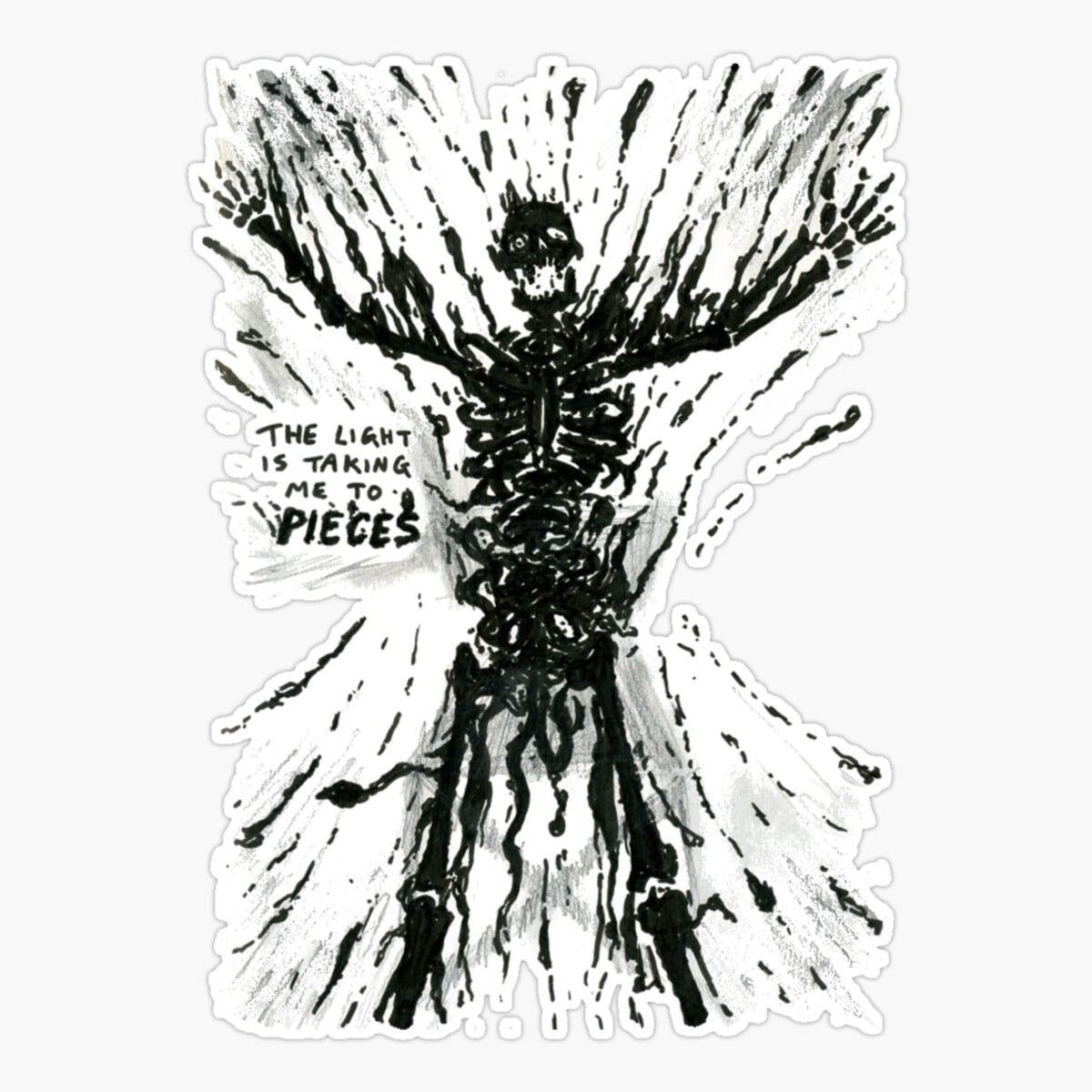 DOPASTICKER Doctor Manhattan Sticker, Phone Sticker Water Bottle ...