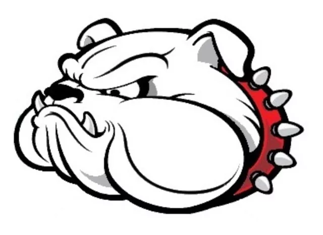 DOPASTICKER Dog Bulldog Face Sticker Laptop Sticker Window Sticker ...