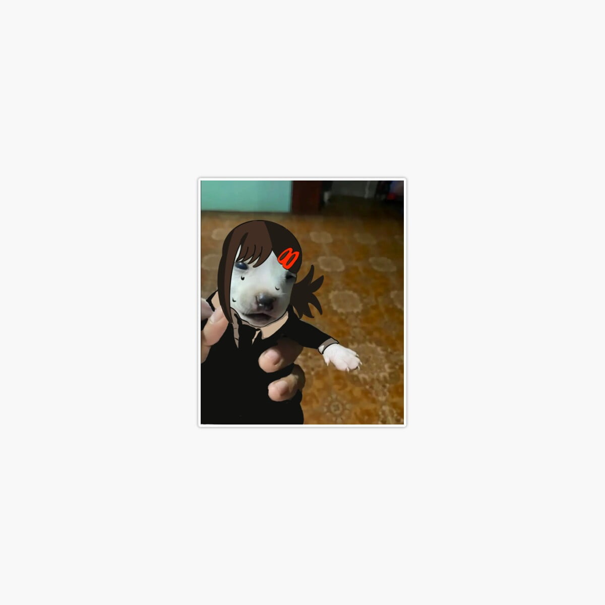 DOPASTICKER Dog Kobeni Sticker, Phone Sticker Water Bottle Sticker Car ...