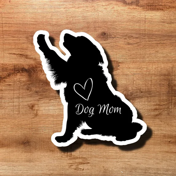 DOPASTICKER Dog Mom Laminated Sticker Decal Waterproof Sticker For ...