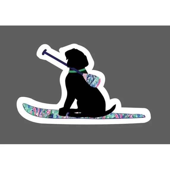 DOPASTICKER Dog Paddle Board Sticker Lab Sticker Phone Sticker, Latop ...