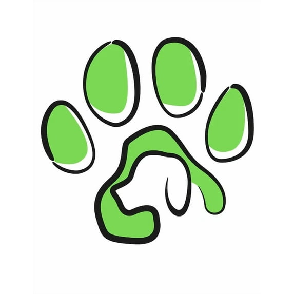 DOPASTICKER Dog Paw Car Sticker Dog Sticker Phone Sticker, Latop ...