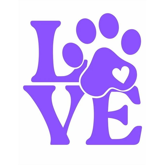 DOPASTICKER Dog Paw Car Sticker Dogs Sticker Phone Sticker, Latop ...