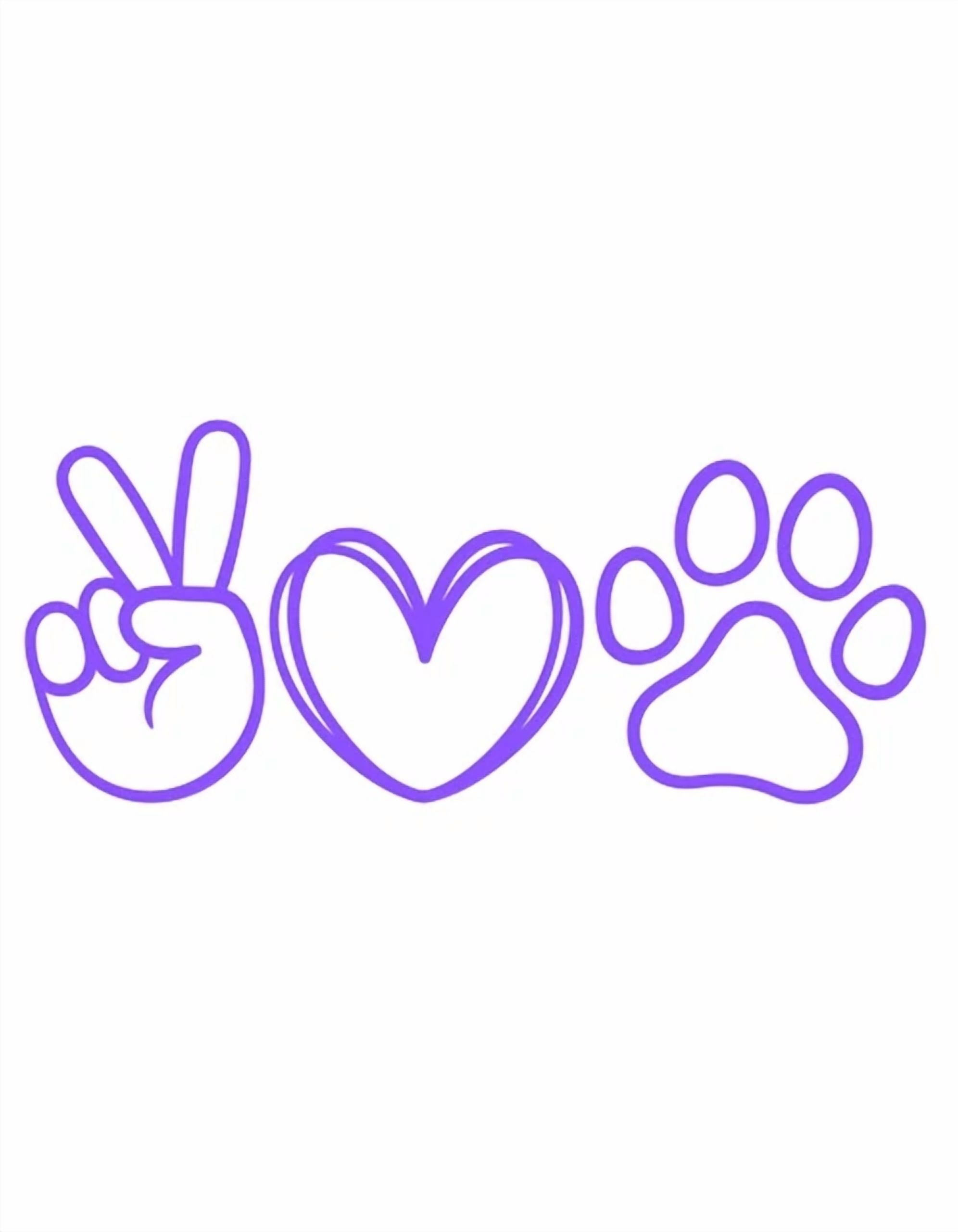 DOPASTICKER Dog Paw Car Sticker Dogs Sticker Phone Sticker, Latop ...