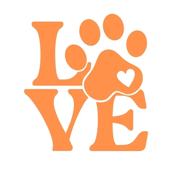 DOPASTICKER Dog Paw Car Sticker Dogs Sticker Phone Sticker, Latop ...