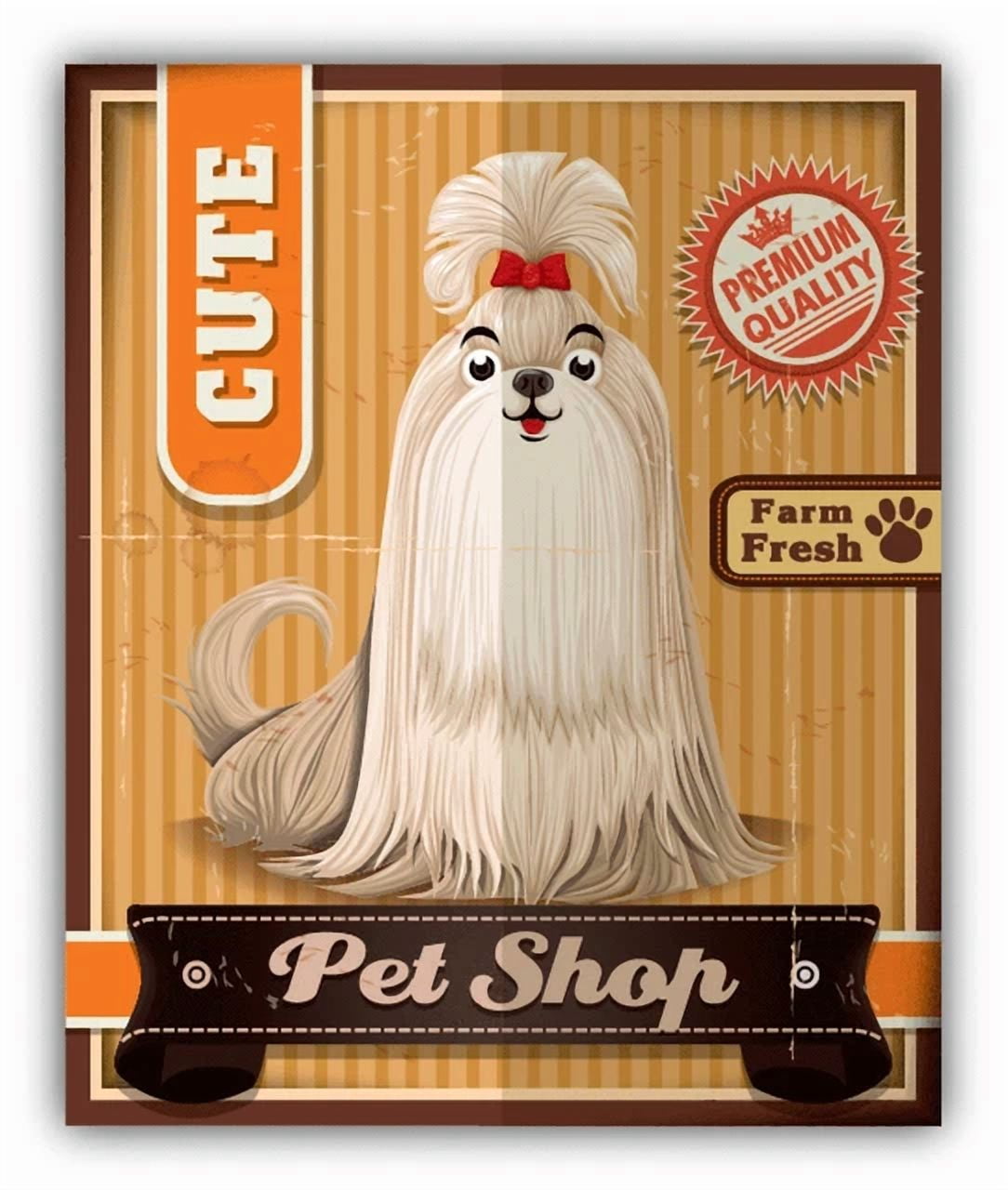 DOPASTICKER Dog Pet Shop Cute Car Sticker Phone Water Bottle Stickers ...