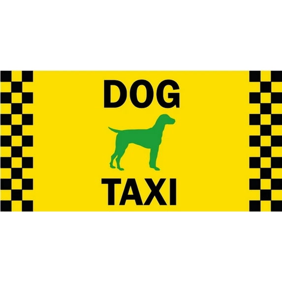 DOPASTICKER Dog Taxi Sticker Decal Phone Decal Water Bottle Stickers ...