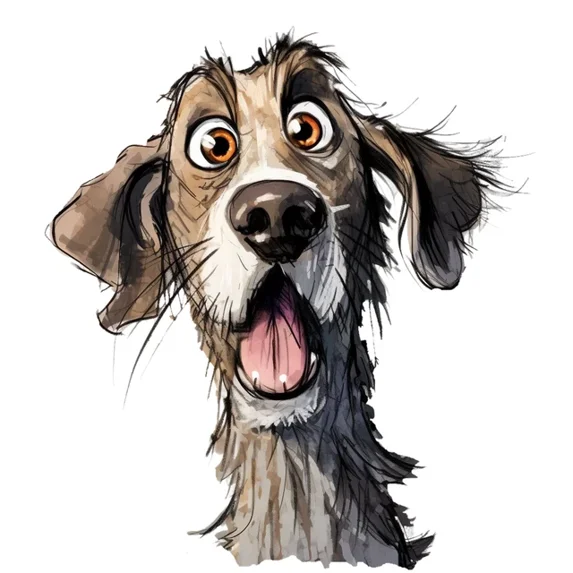 DOPASTICKER Dogs Car Sticker Dogs Sticker Phone Sticker, Latop Sticker ...