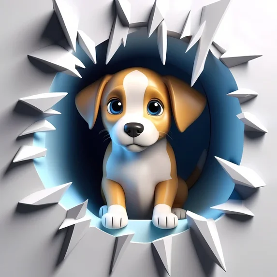 DOPASTICKER Dogs Car Sticker Dogs Sticker Phone Sticker, Latop Sticker ...