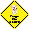 DOPASTICKER Dogs On Board Sticker Phone Sticker, Latop Sticker, Lover ...
