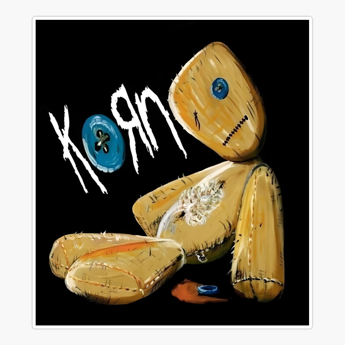 DOPASTICKER Doll Nu Metal Sticker, Phone Sticker Car Stickers, Birthday ...