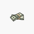 DOPASTICKER Dollar Bills Money Stacks Sticker, Phone Sticker Car ...