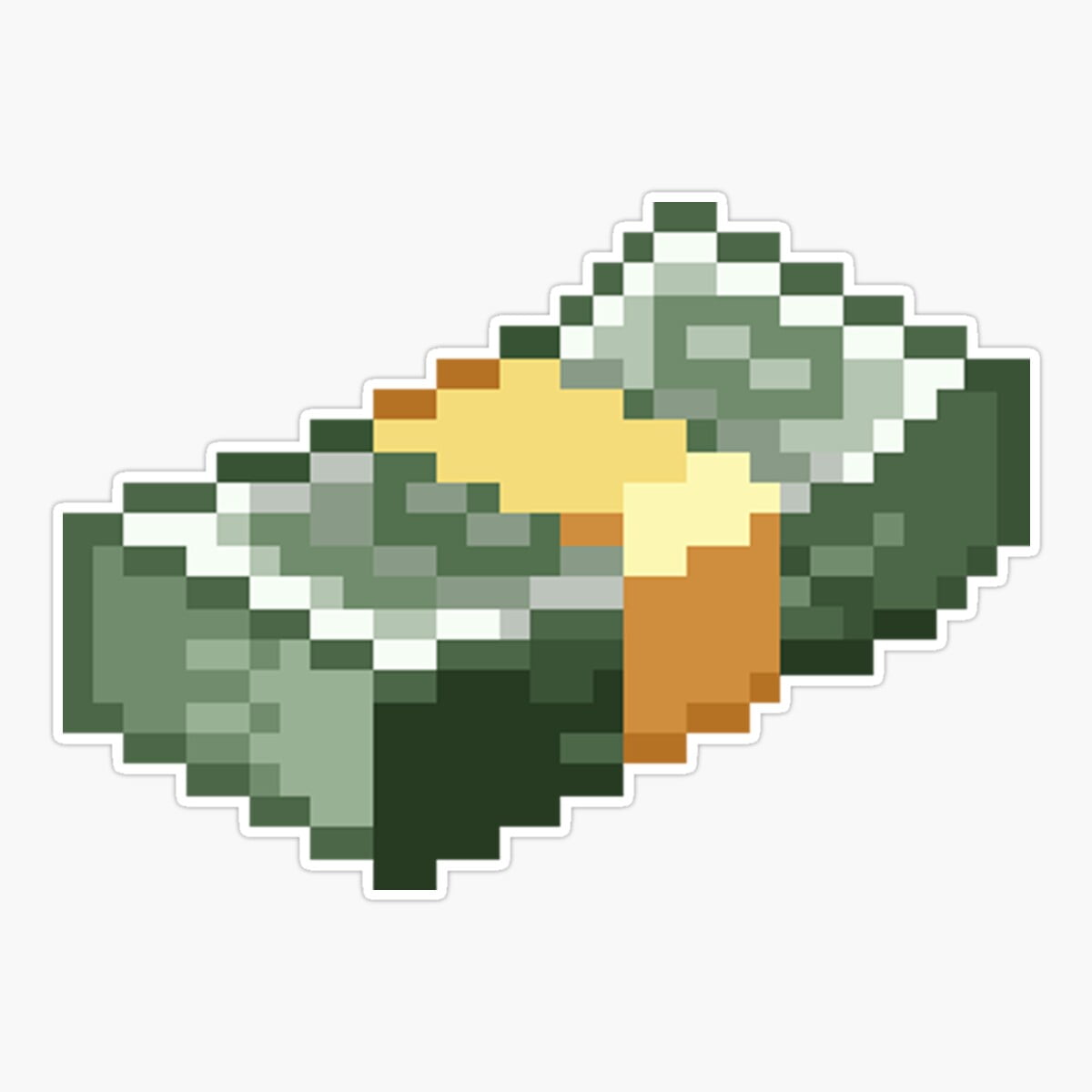 DOPASTICKER Dollar Logo Pixel Sticker, Phone Sticker Car Stickers ...