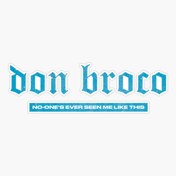 DOPASTICKER Don Broco, Blue, No-Ones Ever Seen Me Like This Alternate ...