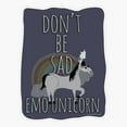 DOPASTICKER Don'T Be Sad Emo Unicorn Sticker, Phone Sticker Car Sticker ...