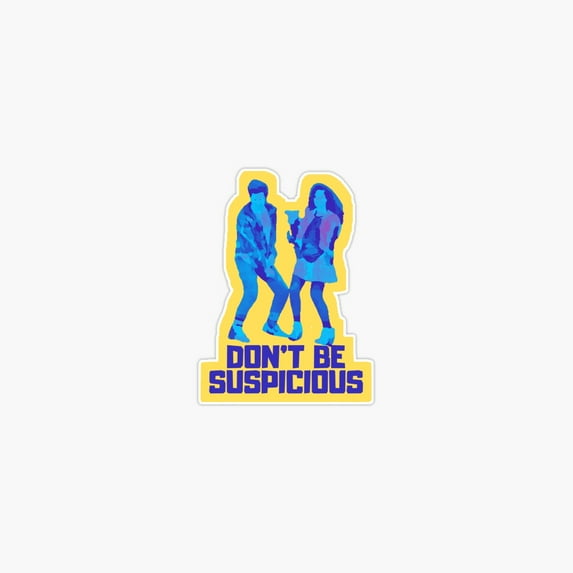DOPASTICKER Don'T Be Suspicious! Sticker, Phone Sticker Water Bottle ...