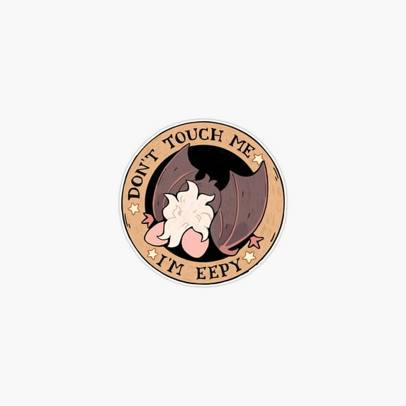 DOPASTICKER Don'T Touch Me Sticker, Phone Sticker Water Bottle Sticker ...