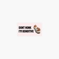 DOPASTICKER Dont Honk Im Sensitive Sticker, Phone Sticker Car Stickers ...