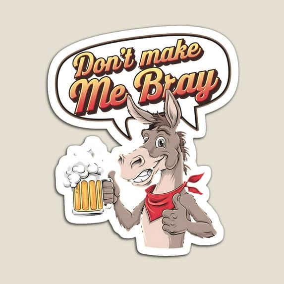 DOPASTICKER Dont Make Me Bray - Donkey Whisperer - Donkeys Are Awesome ...