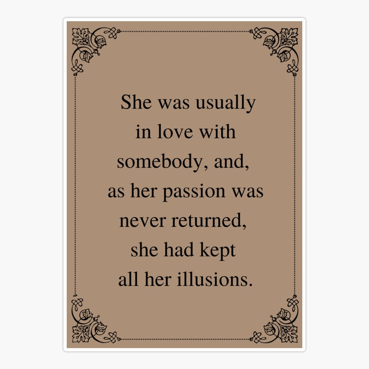 DOPASTICKER Dorian Gray Quote Sticker, Phone Sticker Water Bottle ...