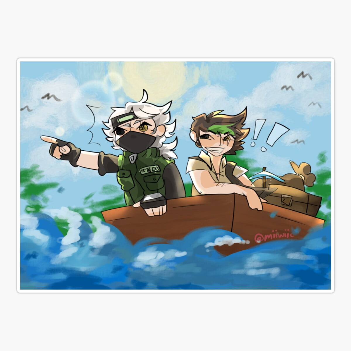 DOPASTICKER Double Life Etho And Joel ! Sticker, Phone Sticker Car ...