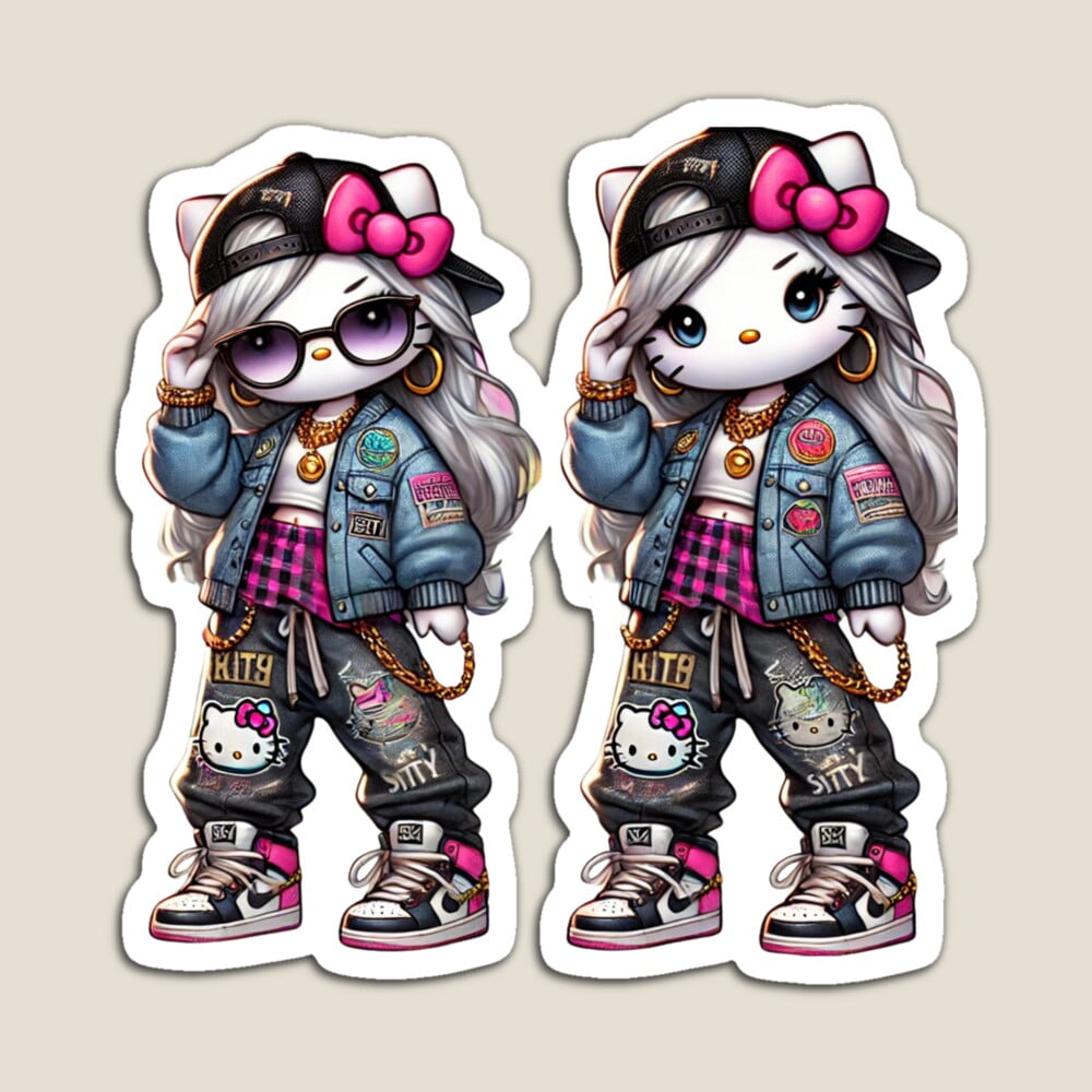 DOPASTICKER Double Trouble: Twin Style Decorative Laptop, Phone ...