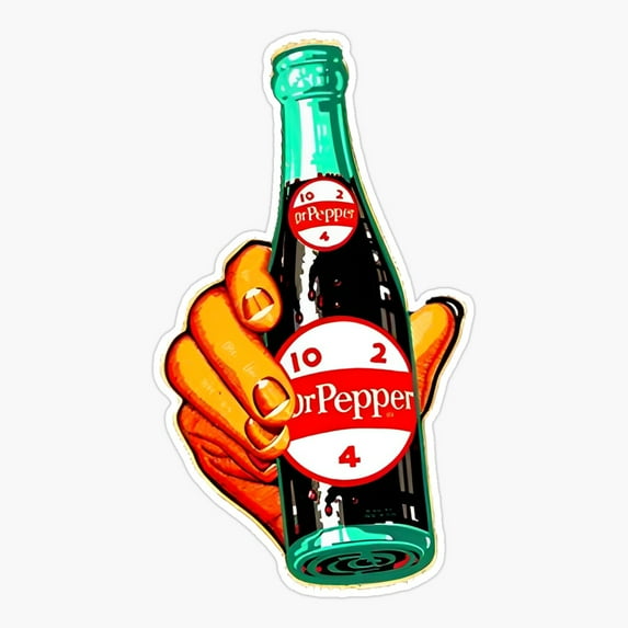 DOPASTICKER Dr Pepper 10 2 4 Bottle Sticker, Phone Sticker Car Sticker ...