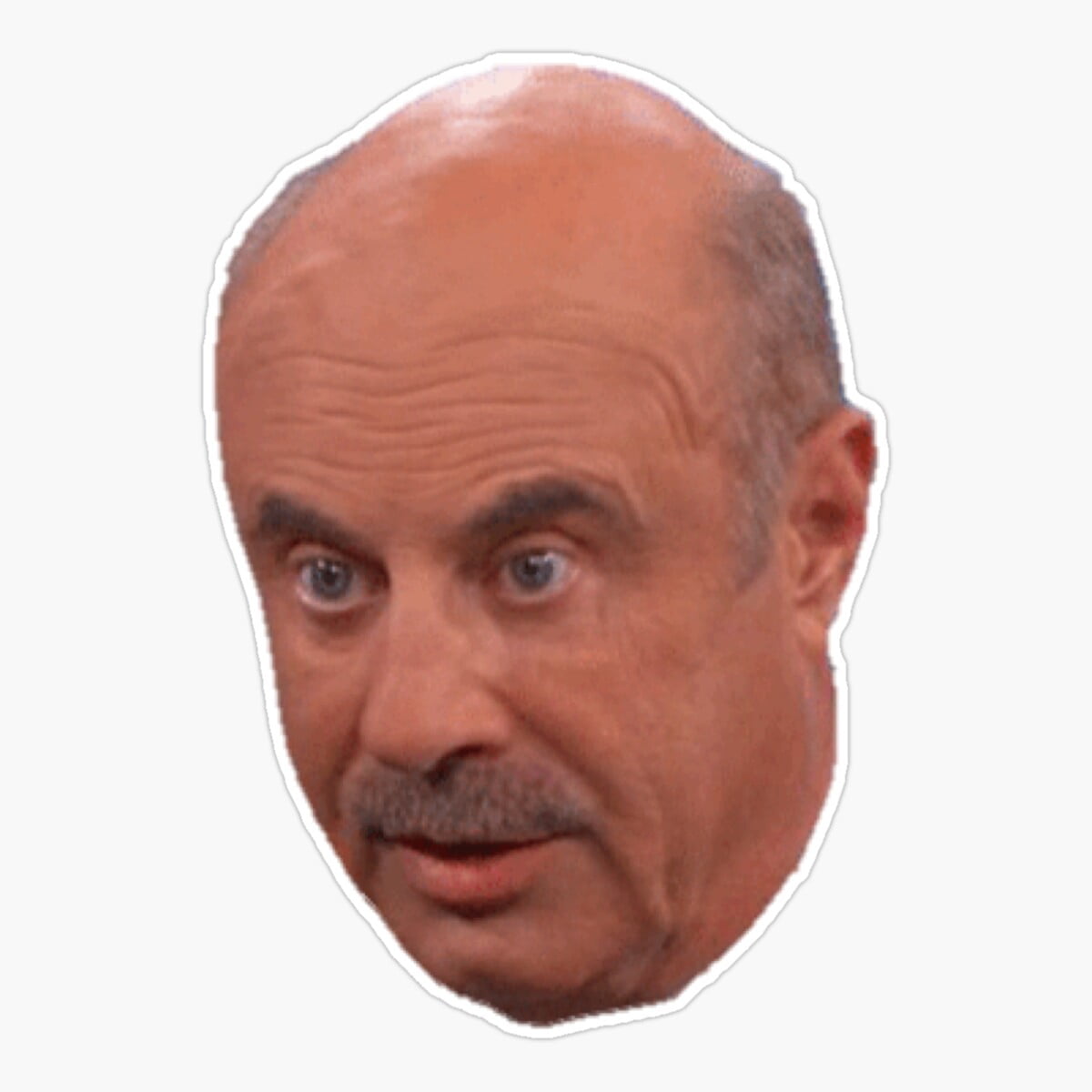 DOPASTICKER Dr. Phil Sticker, Phone Sticker Water Bottle Sticker Car ...