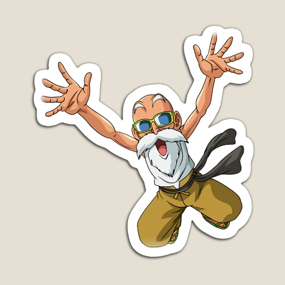DOPASTICKER Dragon Ball_Master Roshi Decorative Laptop, Phone Stickers ...