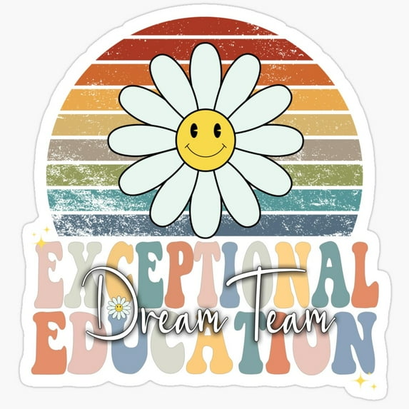 DOPASTICKER Dream Exceptional Education Team Sped Teacher Groovy ...