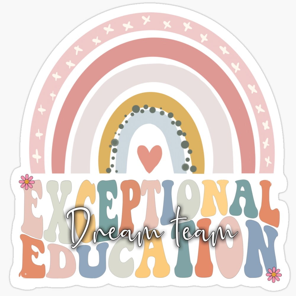 DOPASTICKER Dream Exceptional Education Team Sped Teacher Groovy ...