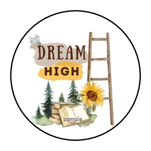 DOPASTICKER Dream High Stickers Sunflower Positive Phone Decal Water ...
