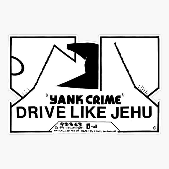 DOPASTICKER Drive Like Jehu Yank Crime Math Rock Band Sticker, Phone ...