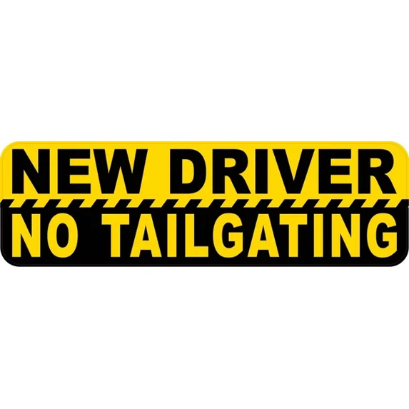 DOPASTICKER Driver No Tailgating Car Sticker Safety Sticker Phone ...