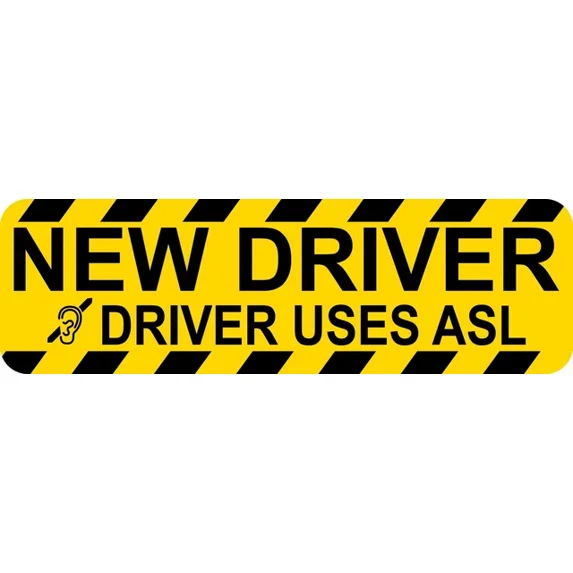 DOPASTICKER Driver Uses Asl Sticker Phone Sticker, Latop Sticker, Lover ...