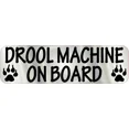 DOPASTICKER Drool Machine On Board Sticker Car Truck Dog Sticker Phone ...