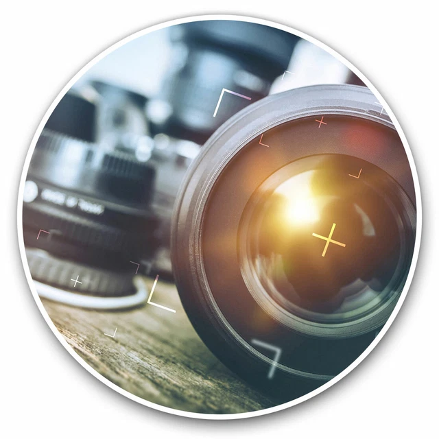 DOPASTICKER Dslr Camera Lens Photography Cool Gift Decorative Laptop, Phone Stickers, Waterproof ...