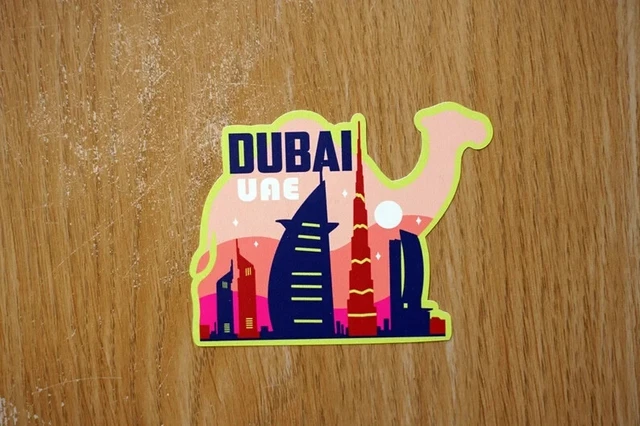 DOPASTICKER Dubai Uae Sticker, Scrapbook, Waterbottle, Luggage, Laptop ...
